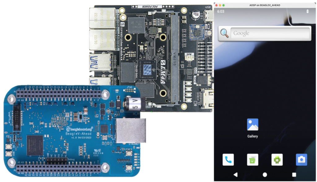 The release of the first two mass-produced development boards – AOSP powered by TH1520 SoC ...